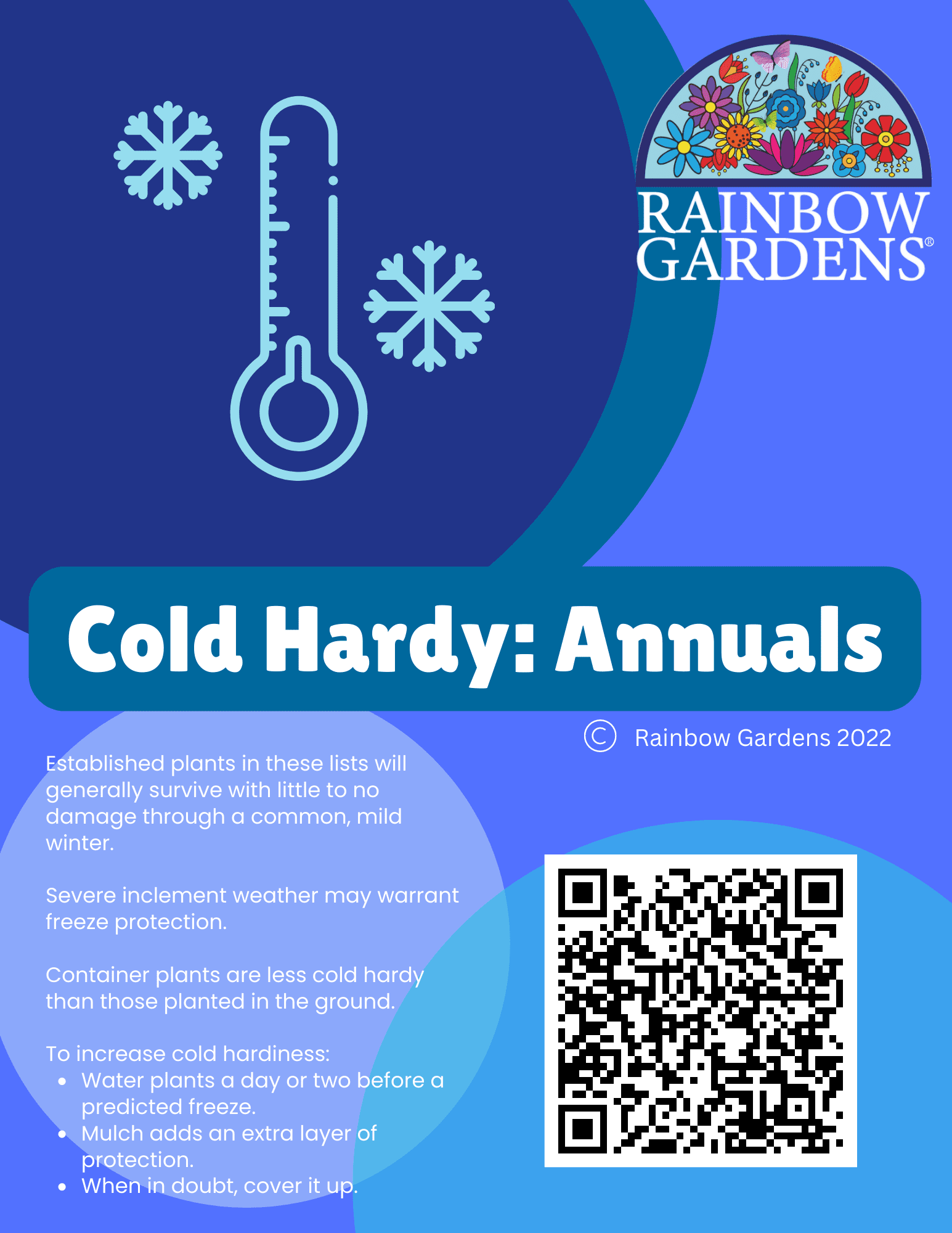 Cold Hardy Plants: Annuals | Rainbow Gardens